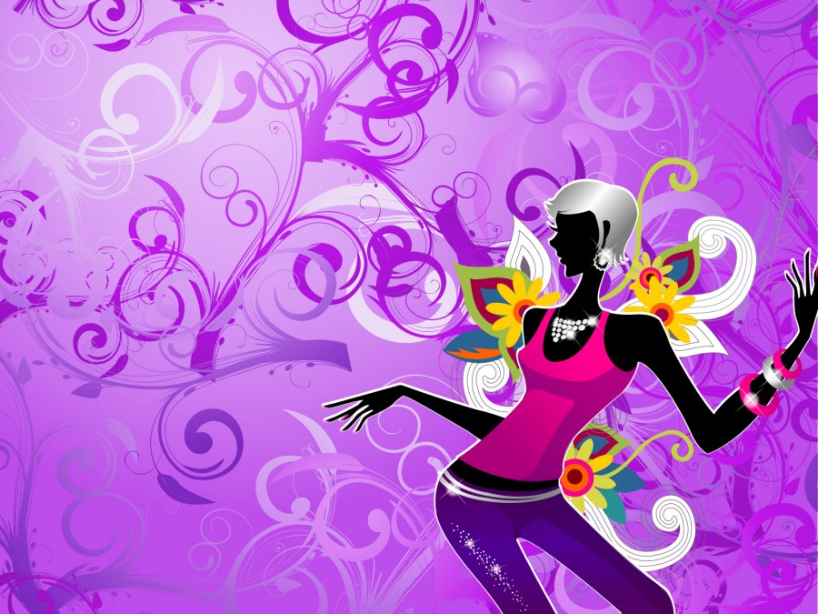 Fashionable Floral Powerpoint Templates - Abstract, Beauty & Fashion ...