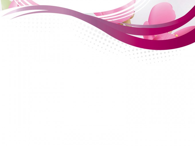 Spring Pink Flower Powerpoint Templates - Flowers Backgrounds