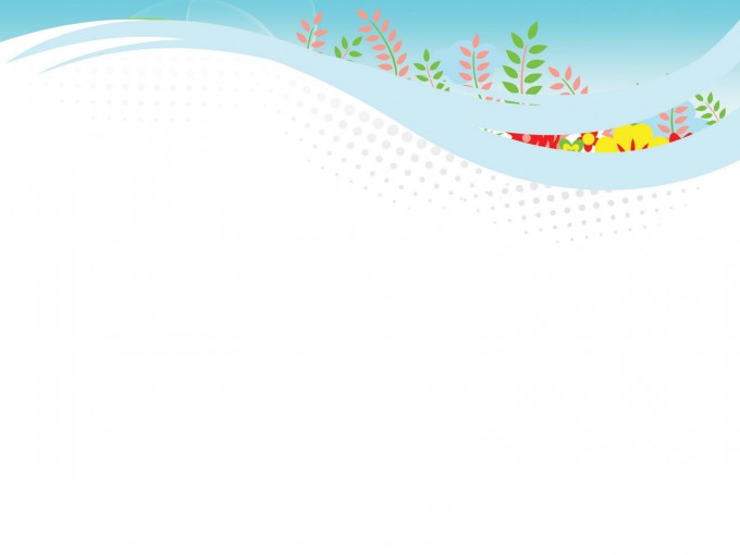 Beach Summer Day Flowers Powerpoint Templates - Blue, Flowers, Holidays ...