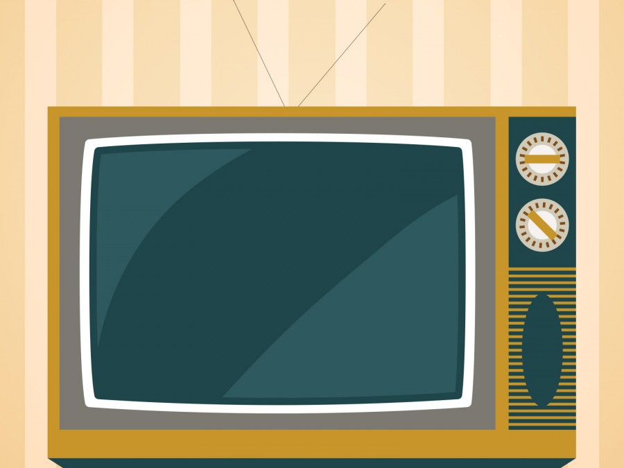 TV Frame Powerpoint Templates - Border & Frames, Technologies Backgrounds