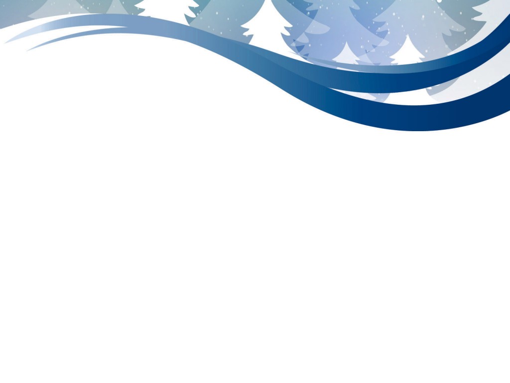 Christmas Tree Card Powerpoint Templates - Blue, Christmas Backgrounds