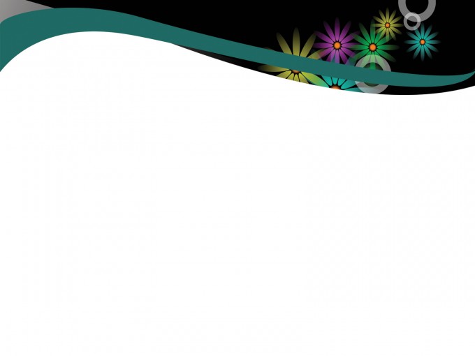Dark Background Corner Powerpoint Templates - Border & Frames Backgrounds