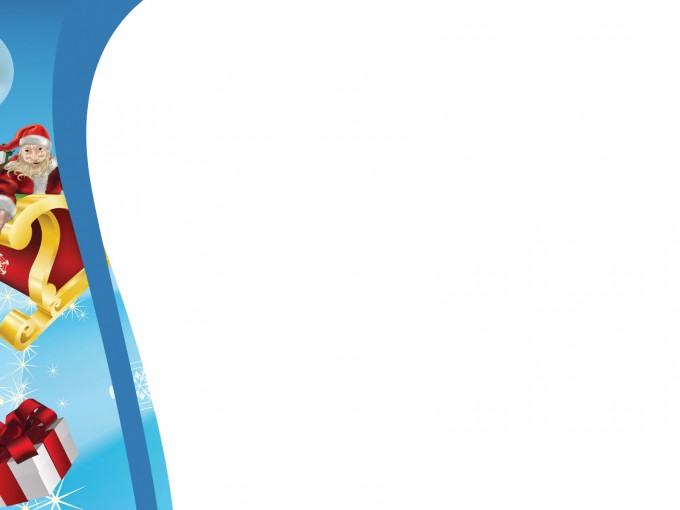 Santa Claus Powerpoint Templates - Aqua / Cyan, Blue, Christmas, Red ...