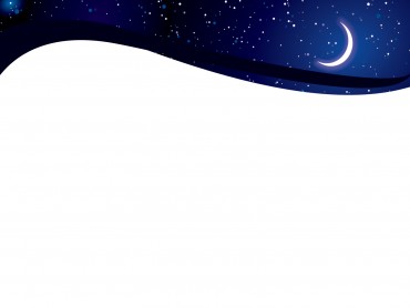 Stars on Dark Blue Powerpoint Templates - Holidays Backgrounds