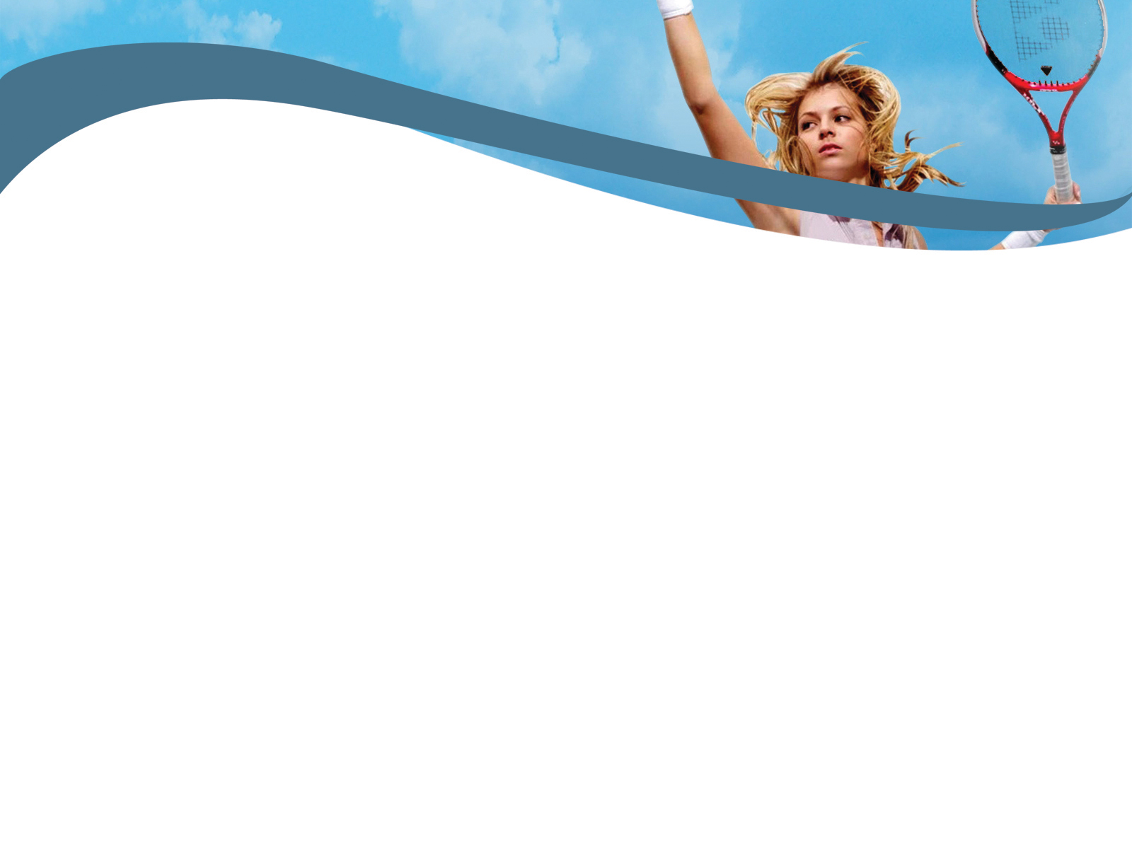 Tennis Body Sports Powerpoint Templates - Aqua / Cyan, Blue, Orange ...