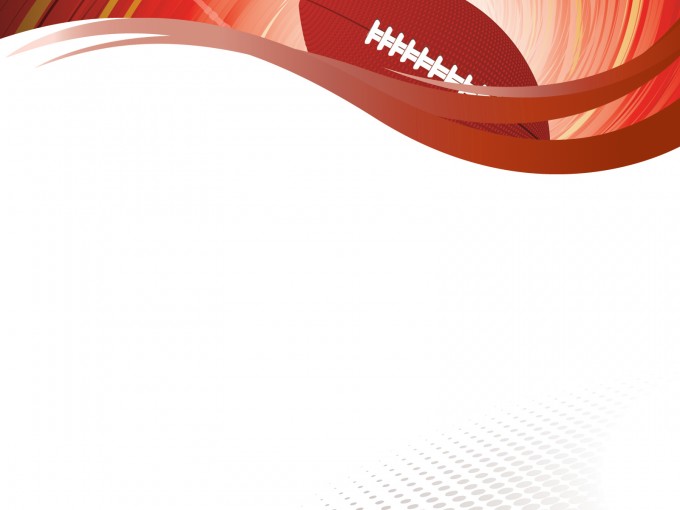 American Football Powerpoint Templates - Red, Sports Backgrounds