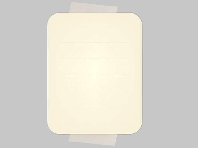 Note Paper Powerpoint Templates - Border & Frames Backgrounds
