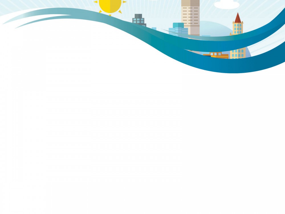 Big City Powerpoint Templates - 3D Graphics, Blue, Buildings ...