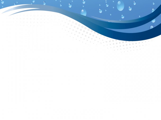 Raindrops on Glass Powerpoint Templates - 3D Graphics, Blue Backgrounds