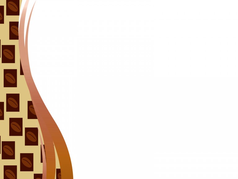 Coffee Design Powerpoint Templates - Brown, Food & Drink Backgrounds