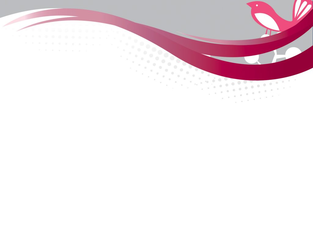Pink Bird on Grey Powerpoint Templates - Animals & Wildlife, Fuchsia ...