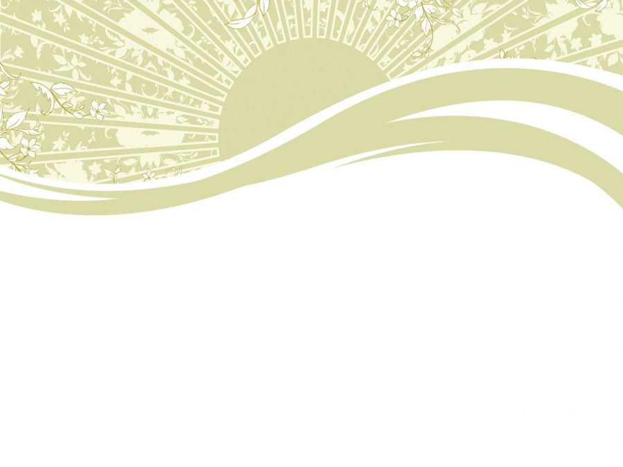 Green Shiny Floral Powerpoint Templates - Flowers Backgrounds