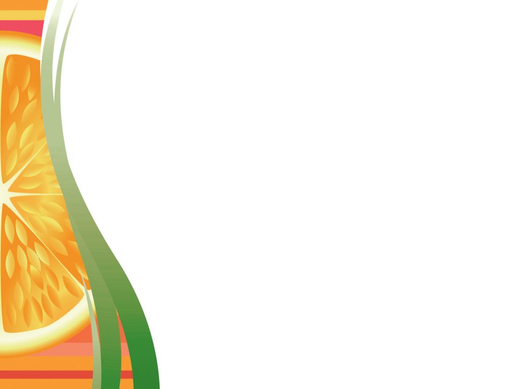 Orange Slides Powerpoint Templates - Food & Drink, Orange Backgrounds