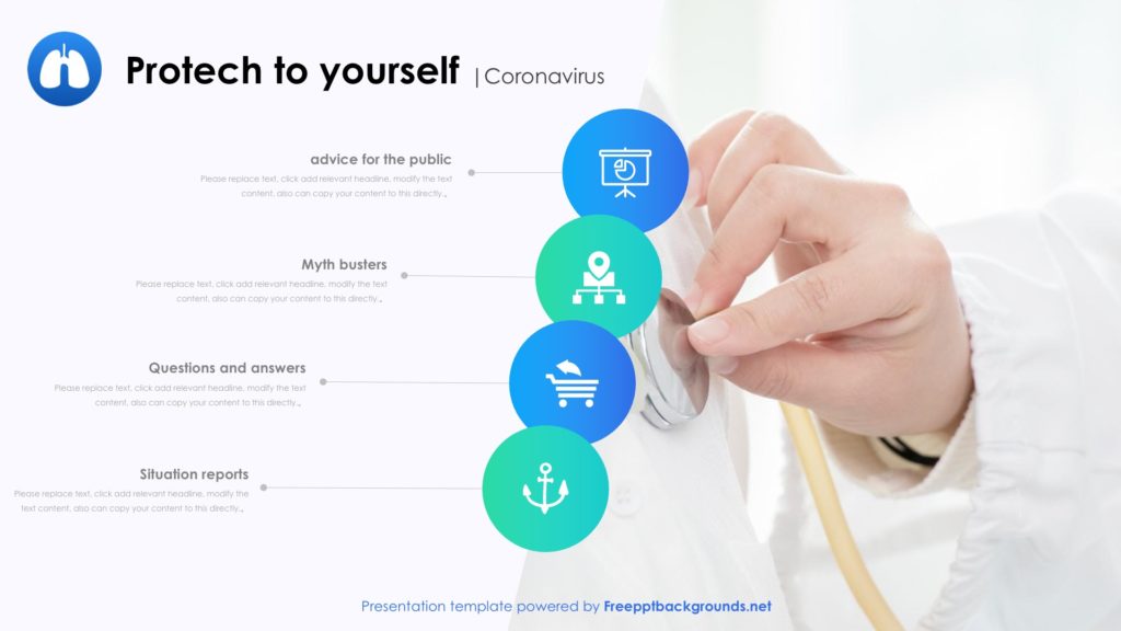 Coronavirus Pandemic Powerpoint Templates - Blue, Google Slides, Green ...