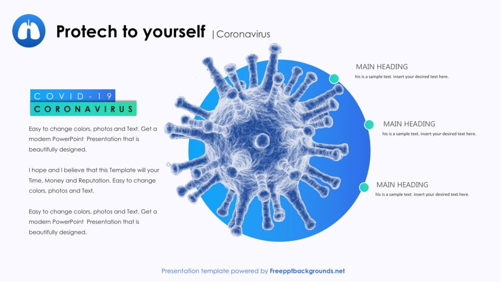Coronavirus Pandemic Powerpoint Templates - Blue, Google Slides, Green ...