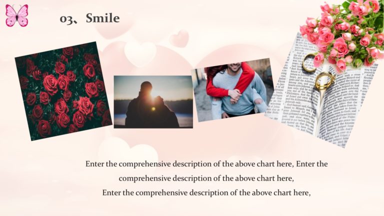 I love you Powerpoint Templates - Fuchsia / Magenta, Love Backgrounds