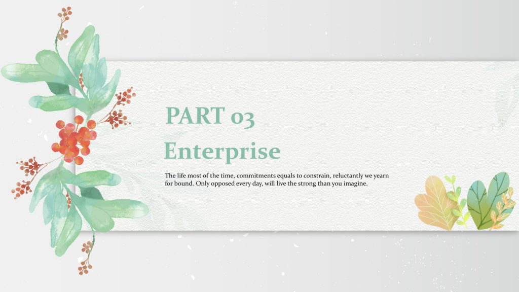 Natural Life Powerpoint Templates - Flowers, Google Slides, Nature ...