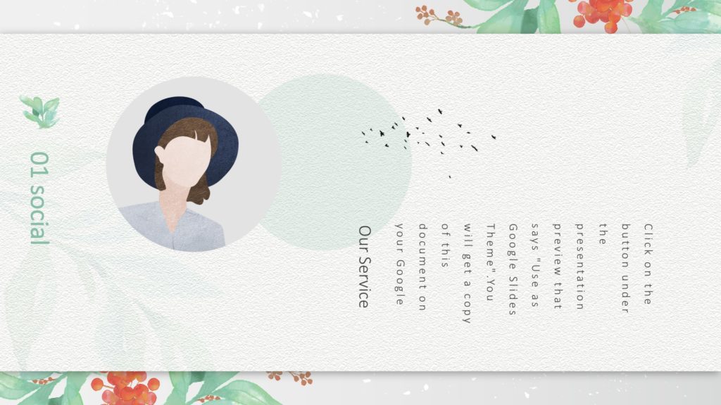 Natural Life Powerpoint Templates - Flowers, Google Slides, Nature ...