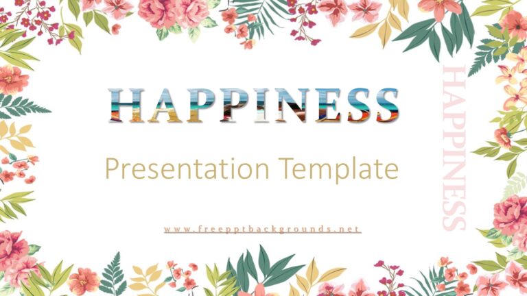 Happiness Powerpoint Templates - Google Slides, Holidays Backgrounds