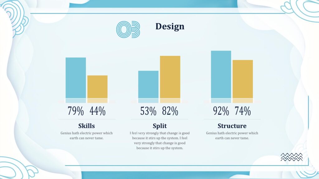 Bridal Wedding Powerpoint Templates - Blue, Border & Frames, Love ...