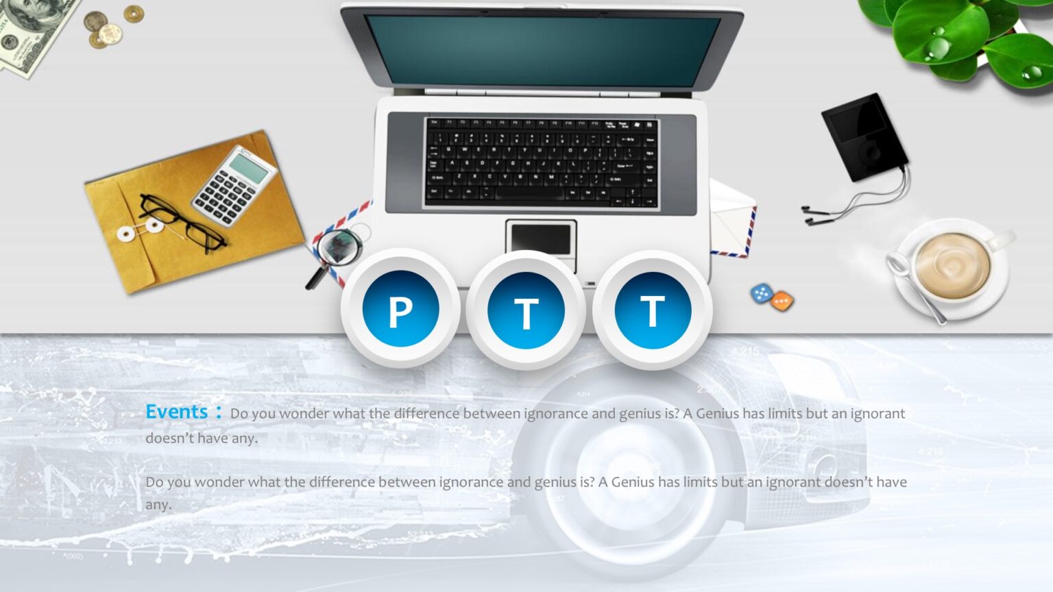 Car Racing Powerpoint Templates - Aqua / Cyan, Blue, Car ...