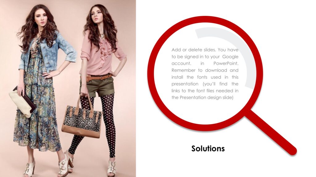 Fashion Style Powerpoint Templates - Beauty & Fashion, Black, Google ...