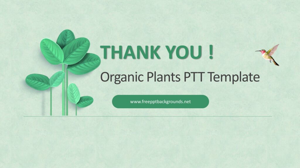 Organic Plants Powerpoint Templates - Animals & Wildlife, Green, Nature ...