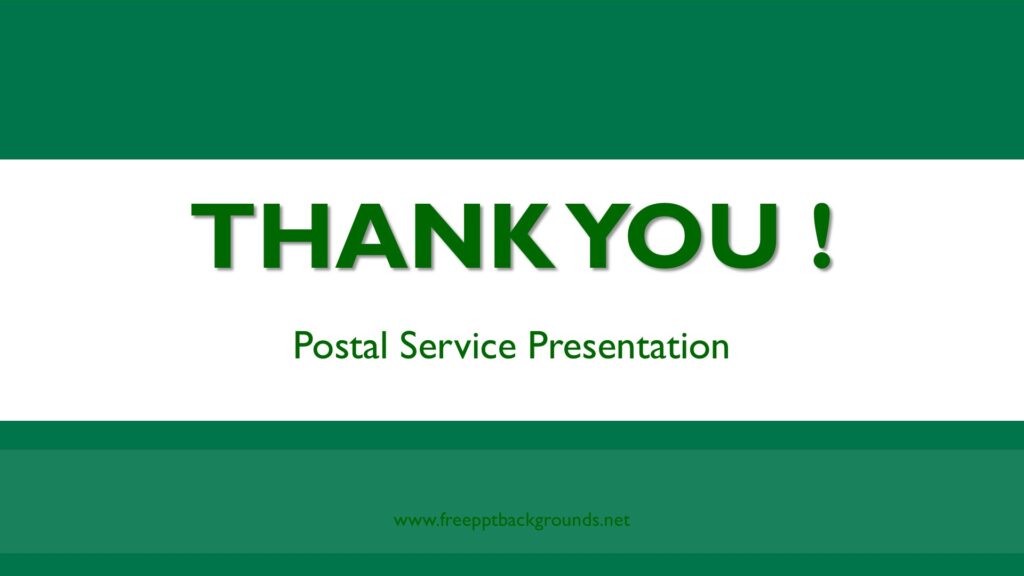 Postal Service Powerpoint Templates - 3D Graphics, Border & Frames ...