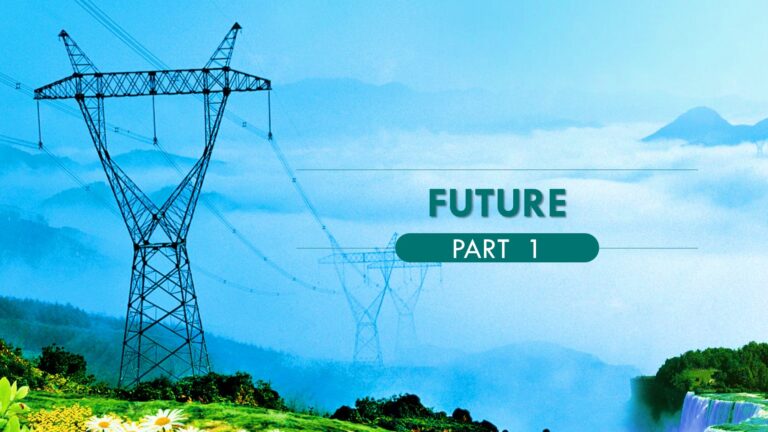 Electrical Industry Powerpoint Templates - Blue, Buildings & Landmarks ...