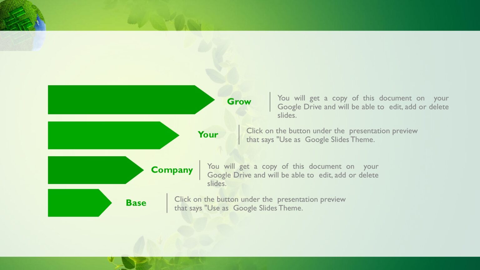 World Postal Powerpoint Templates - Google Slides, Green, Objects ...