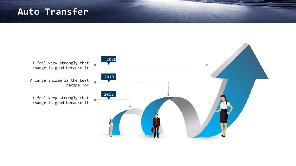 Auto Transfer Powerpoint Templates - Blue, Car & Transportation ...