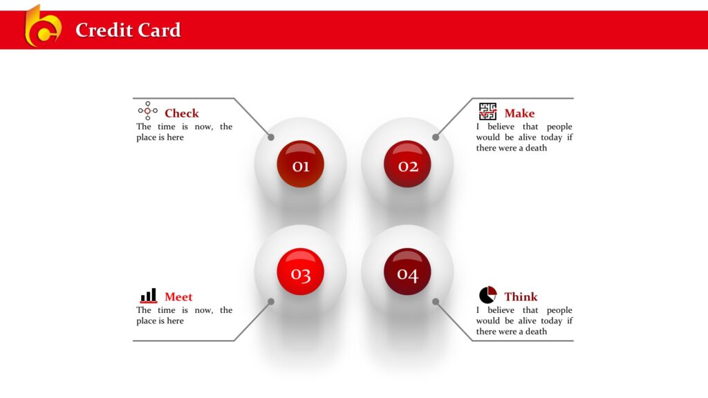 Credit Card System Powerpoint Templates - Business & Finance, Red ...