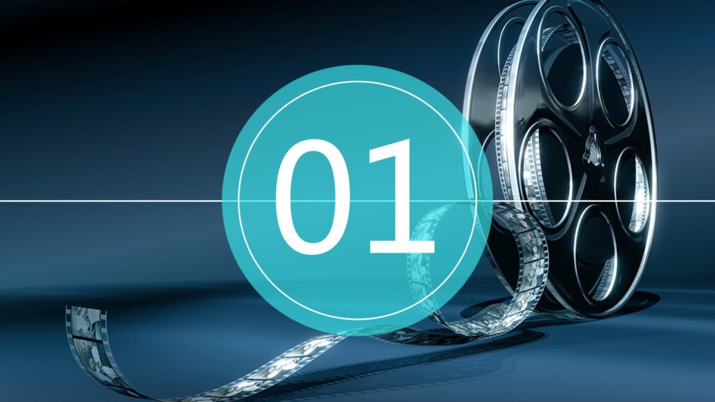 Movie Art Presentation Powerpoint Templates - 3D Graphics, Arts, Black ...