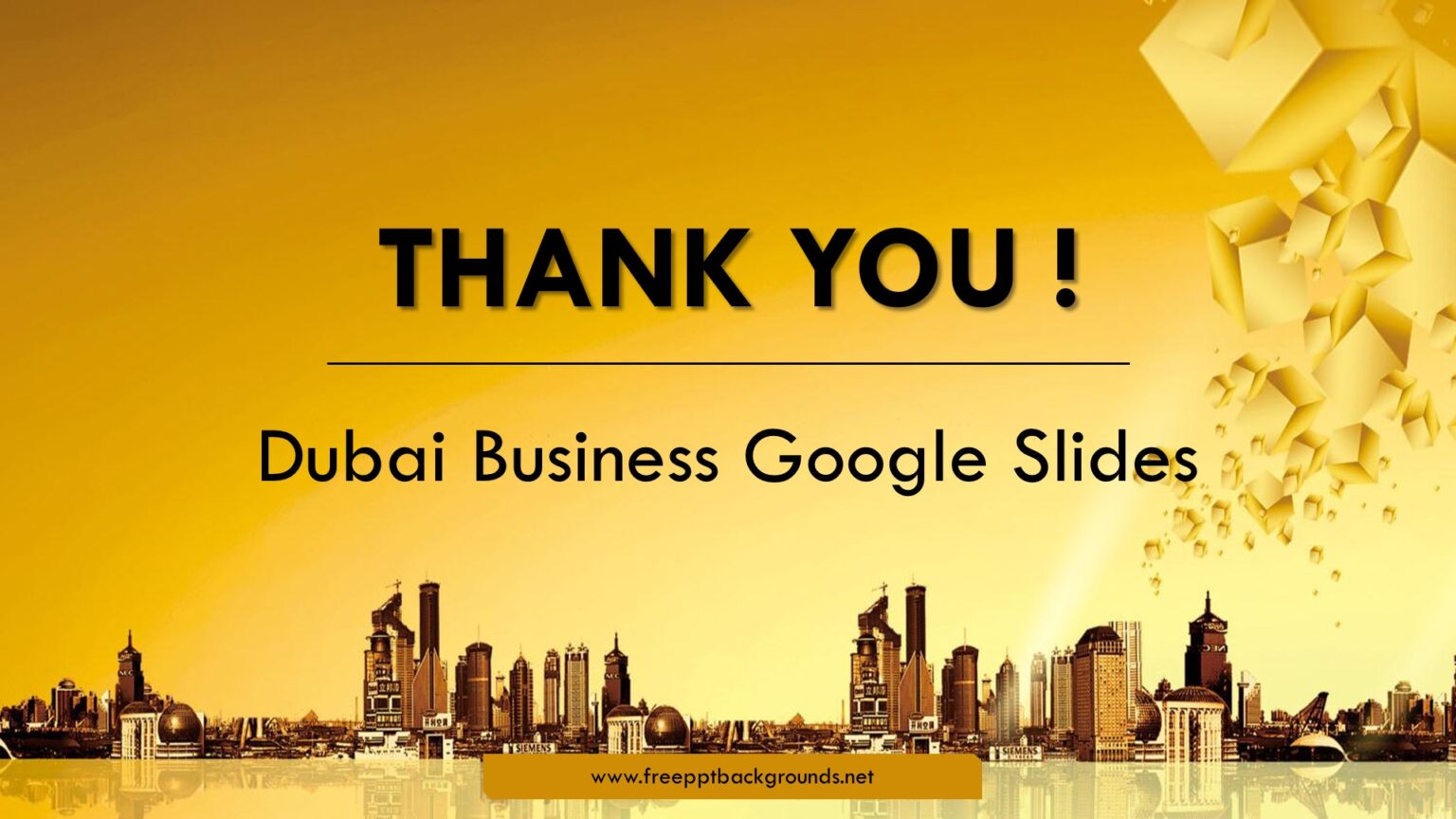Dubai Business Powerpoint Templates - Buildings & Landmarks, Business ...