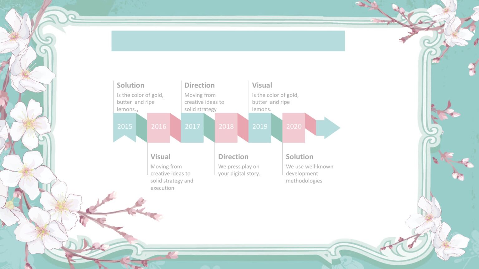 Decoration Border Powerpoint Templates - Border & Frames, Flowers ...