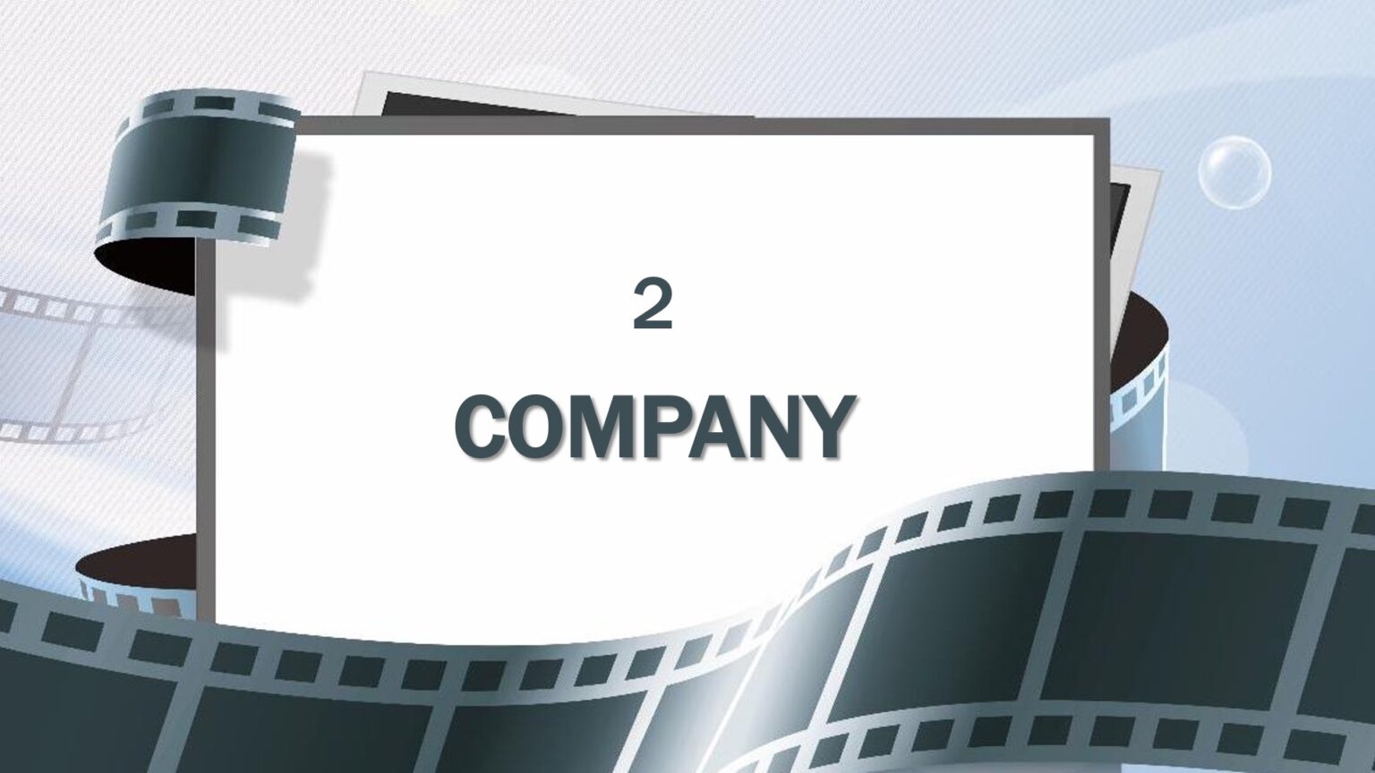 Cinema Comparison Powerpoint Templates - 3D Graphics, Aqua / Cyan ...