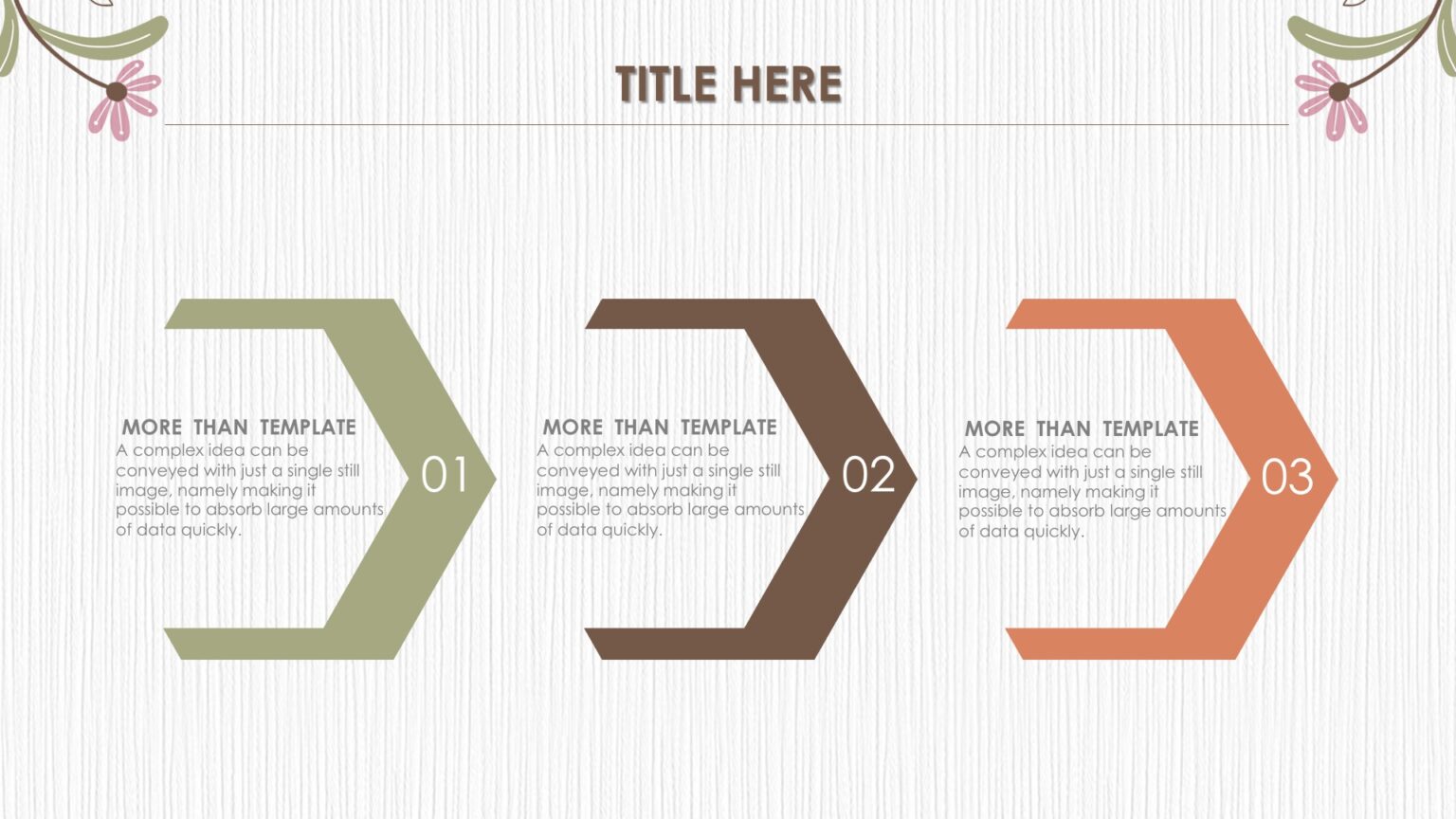 Flower Frame Powerpoint Templates - Border & Frames, Flowers Backgrounds