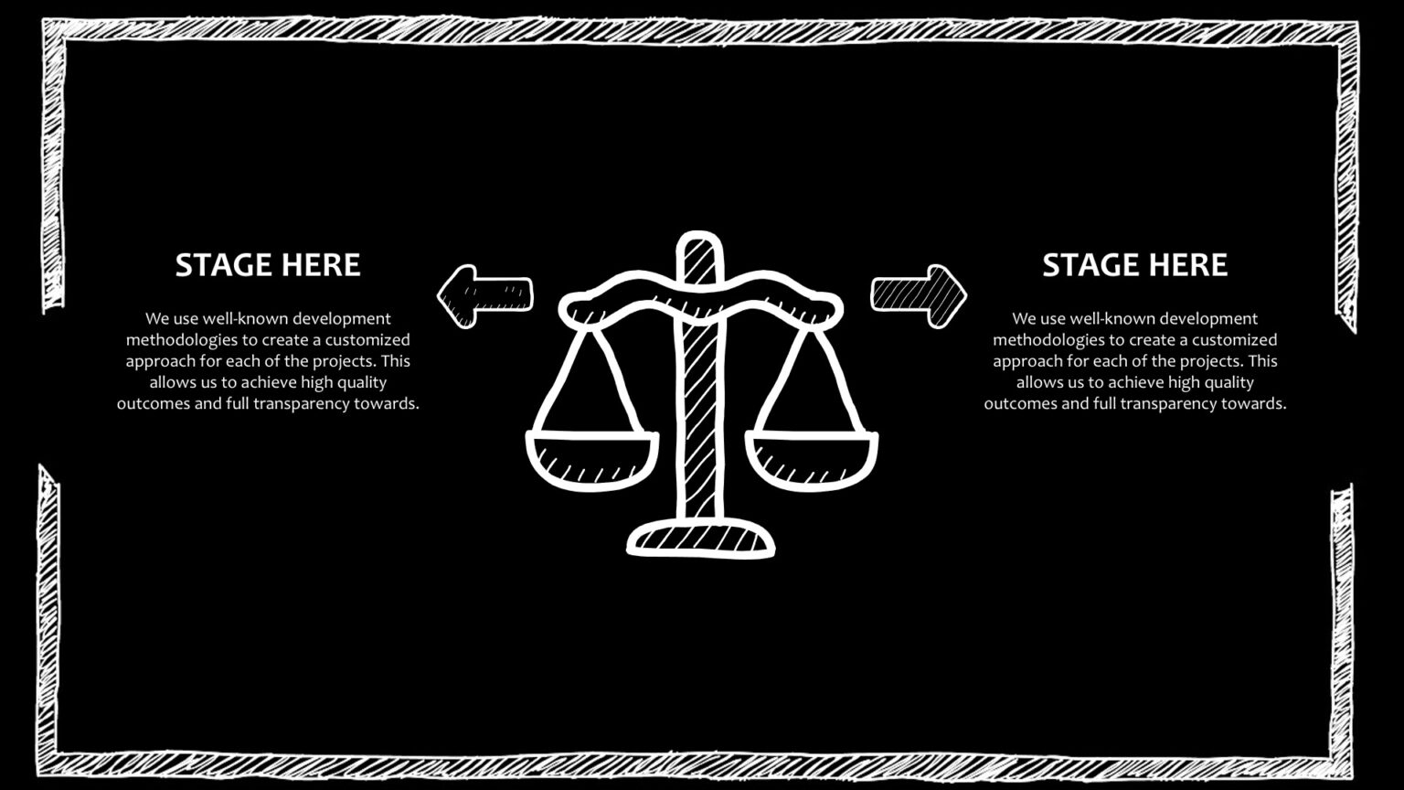 Sketch Frame Powerpoint Templates - Arts, Border & Frames Backgrounds