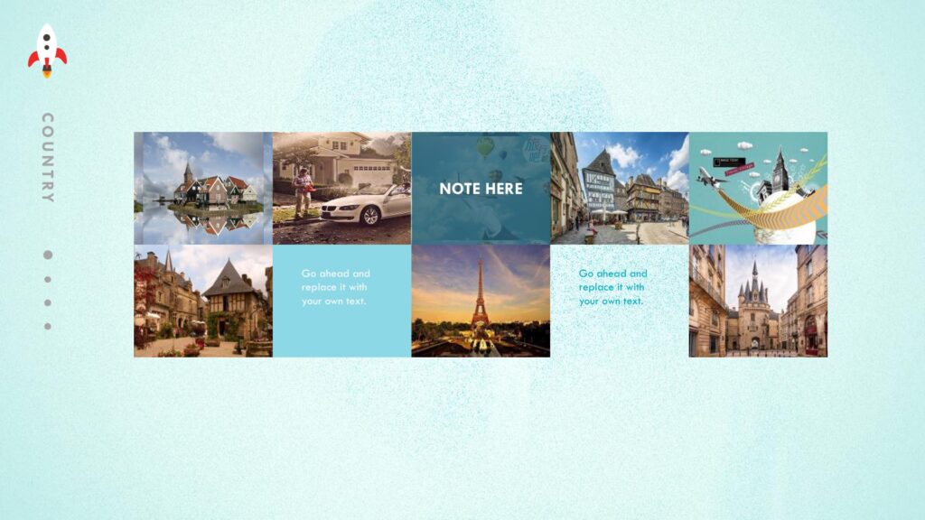 Travel Tour Plan Powerpoint Templates - Green, Holidays, Travel Backgrounds