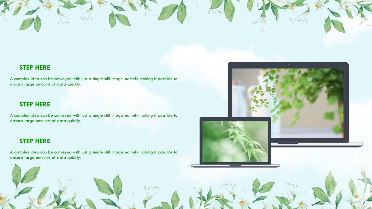 Natural Powerpoint Templates - Green, Nature Backgrounds