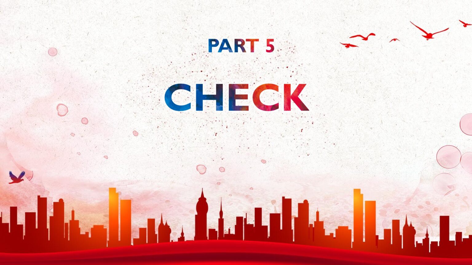 Work Safety Powerpoint Templates - Buildings & Landmarks, Red Backgrounds