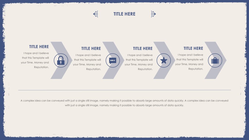 Frame Floral Powerpoint Templates - Blue, Border & Frames, Google ...