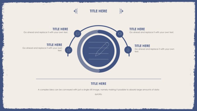 Frame Floral Powerpoint Templates - Blue, Border & Frames, Google ...
