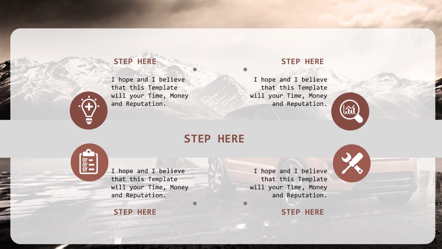 Luxury Jeep Powerpoint Templates - Car & Transportation Backgrounds