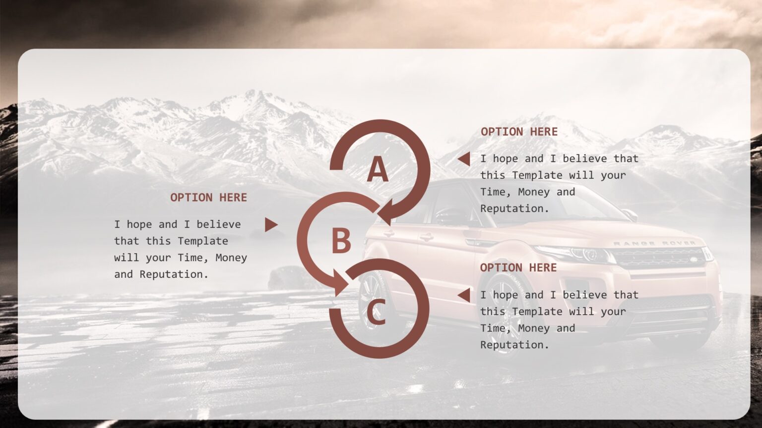 Luxury Jeep Powerpoint Templates - Car & Transportation Backgrounds