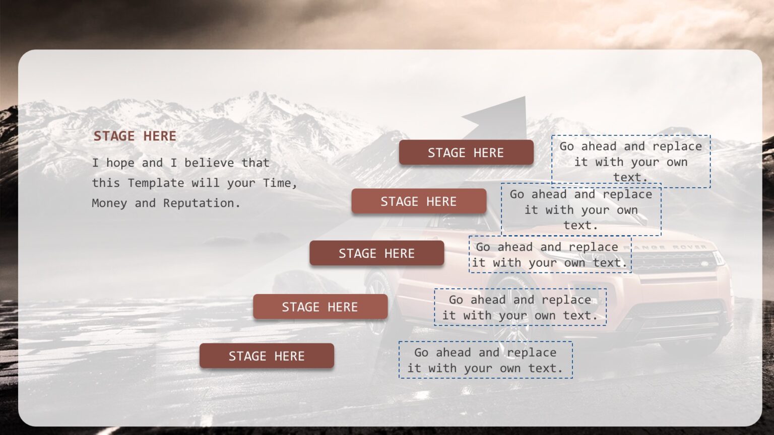 Luxury Jeep Powerpoint Templates - Car & Transportation Backgrounds