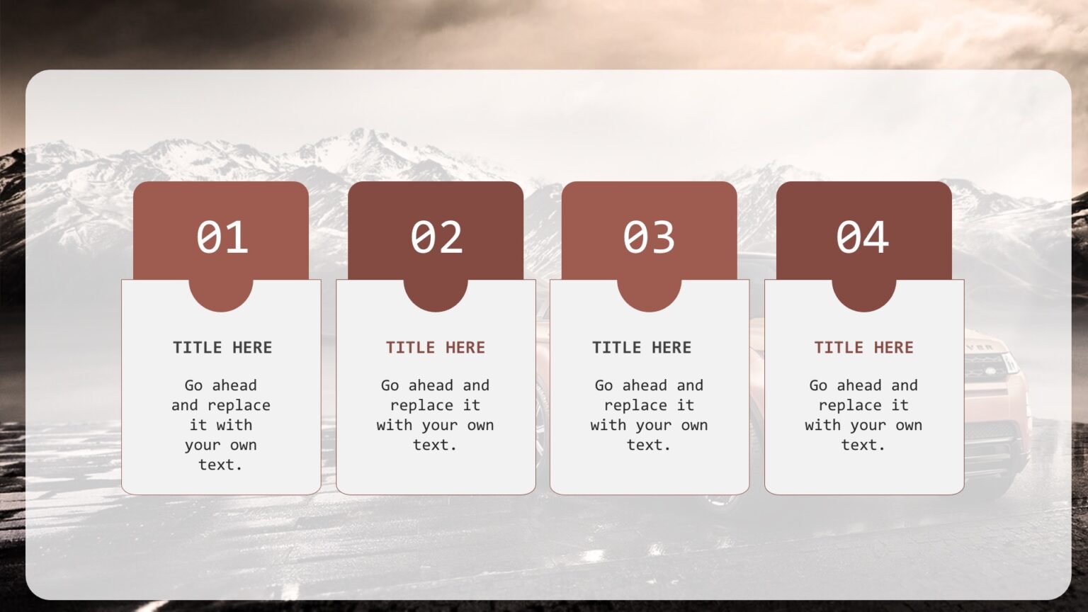Luxury Jeep Powerpoint Templates - Car & Transportation Backgrounds