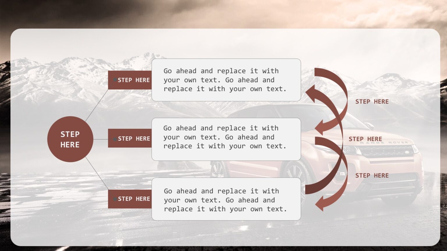 Luxury Jeep Powerpoint Templates - Car & Transportation Backgrounds