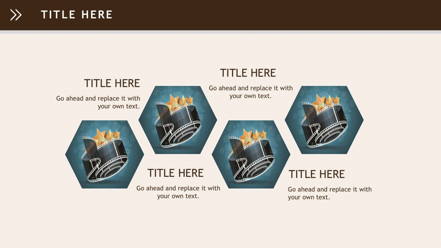Movie Tutorial Powerpoint Templates - 3D Graphics, Arts, Brown, Google ...