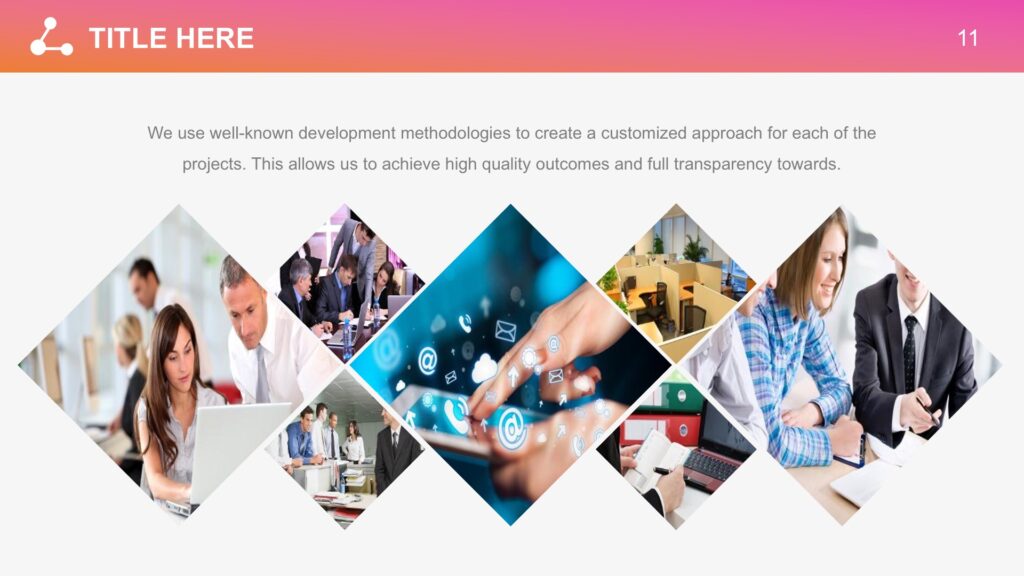 Sales Studio Powerpoint Templates - Business & Finance, Fuchsia ...